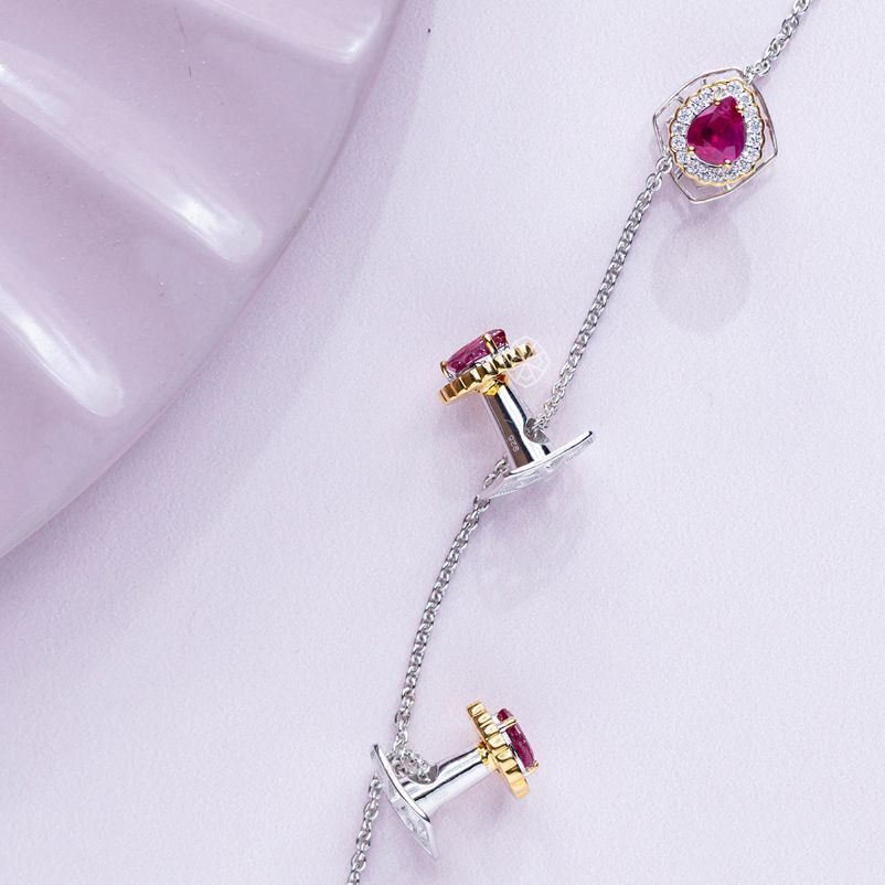 Noble 3.0 Ruby Buttons – Faya Jewels